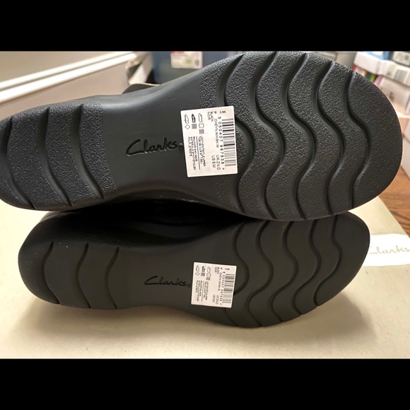 Clarks | Shoes | Clarks Womens Cheyn Wide Calf Riding Boot Black 5m ...